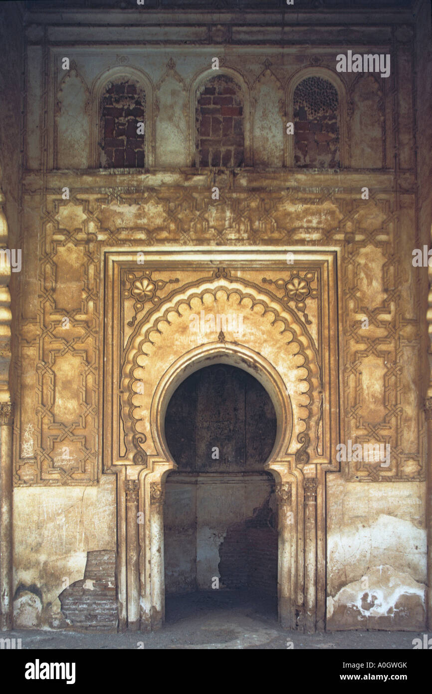 mihrab niche of Great Mosque, Tinmal, Morocco Stock Photo - Alamy