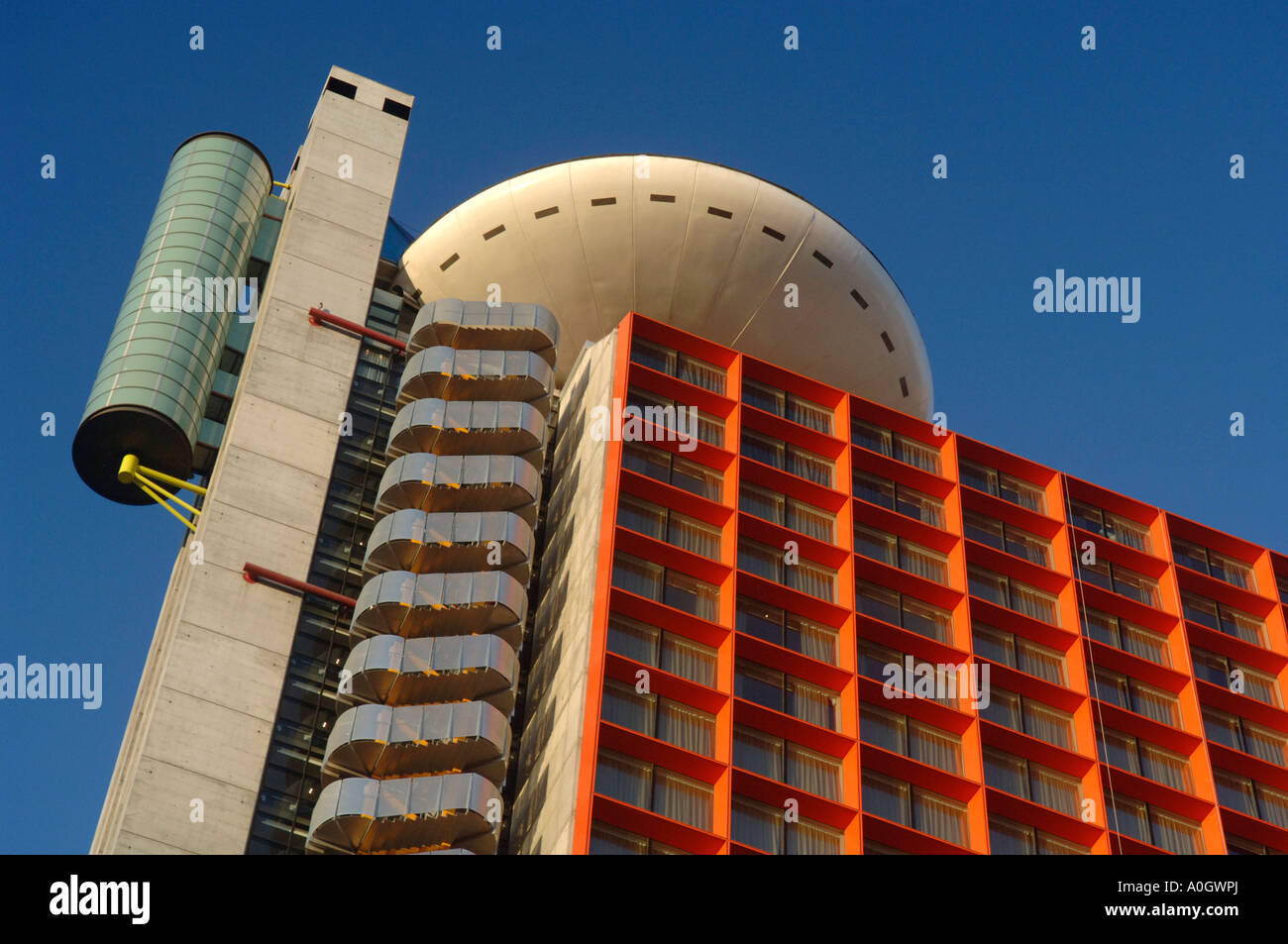 Hesperia Tower Hotel & Convention Centre, Barcelona, Spain Stock Photo ...