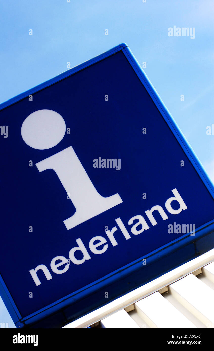 Netherlands information sign Stock Photo - Alamy