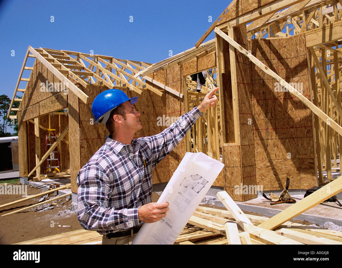 Construction site pointing hi-res stock photography and images - Alamy