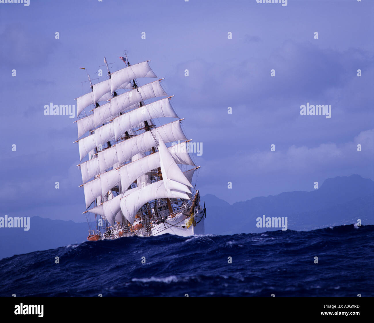 TALL SHIP ex NIPPON MARU JAPAN Stock Photo - Alamy