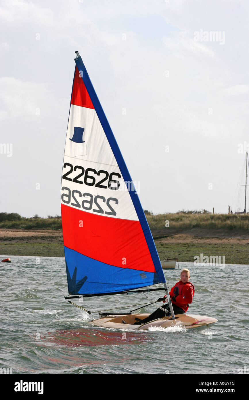 Topper sail number 22626 Stock Photo - Alamy