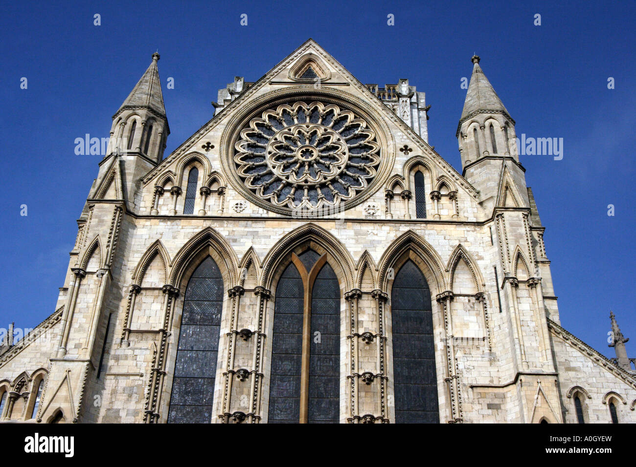 The Rose window in York Minster Stock Photo - Alamy
