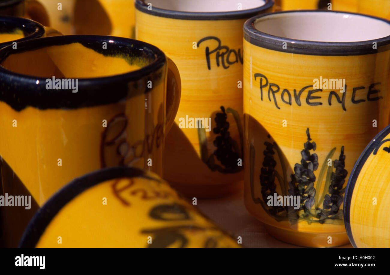 pieces of pottery provence Stock Photo - Alamy