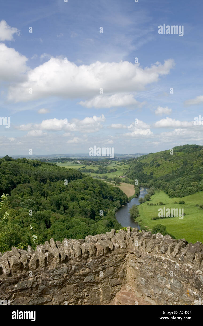 View from Yat Rock Symonds Yat Hereford Worcester England Stock Photo ...