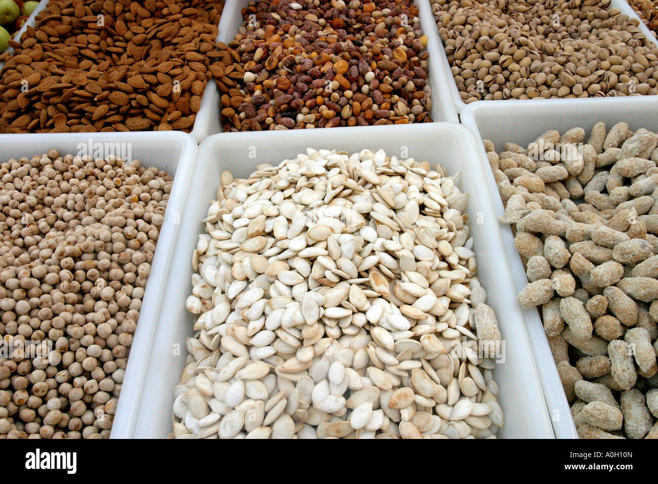Market stall with different nuts hi-res stock photography and images ...