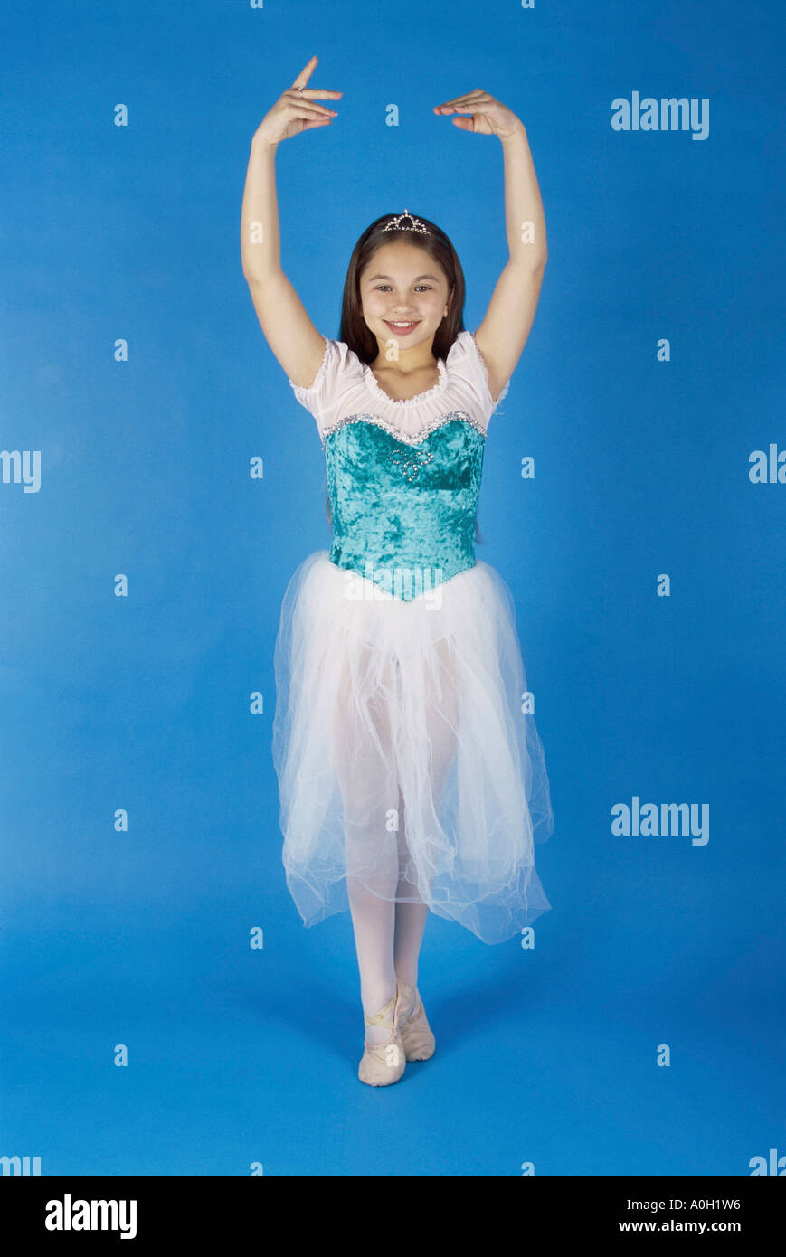 Portrait of a girl performing ballet Stock Photo - Alamy