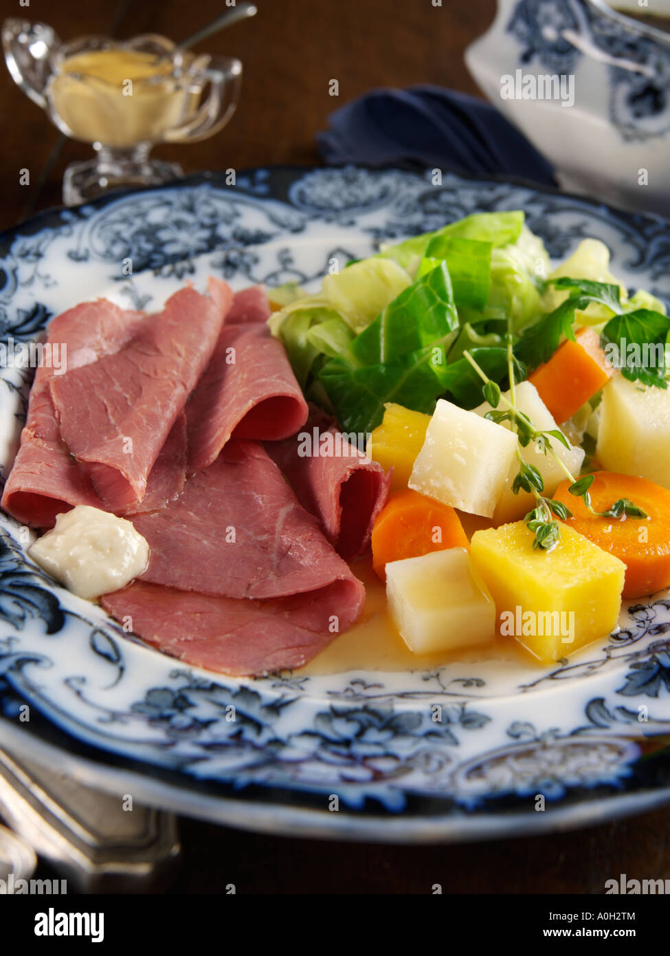 Corned beef dinner Stock Photo - Alamy