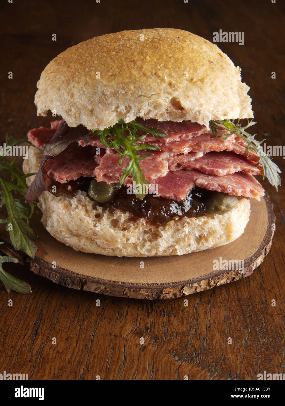 Corned beef roll Stock Photo - Alamy