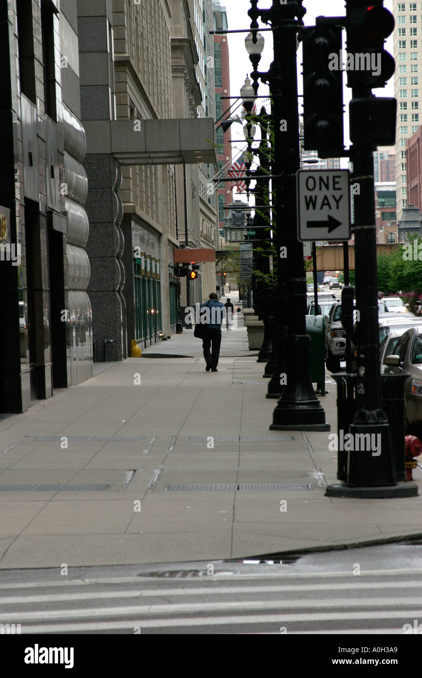 Walking down a sidewalk hi-res stock photography and images - Alamy