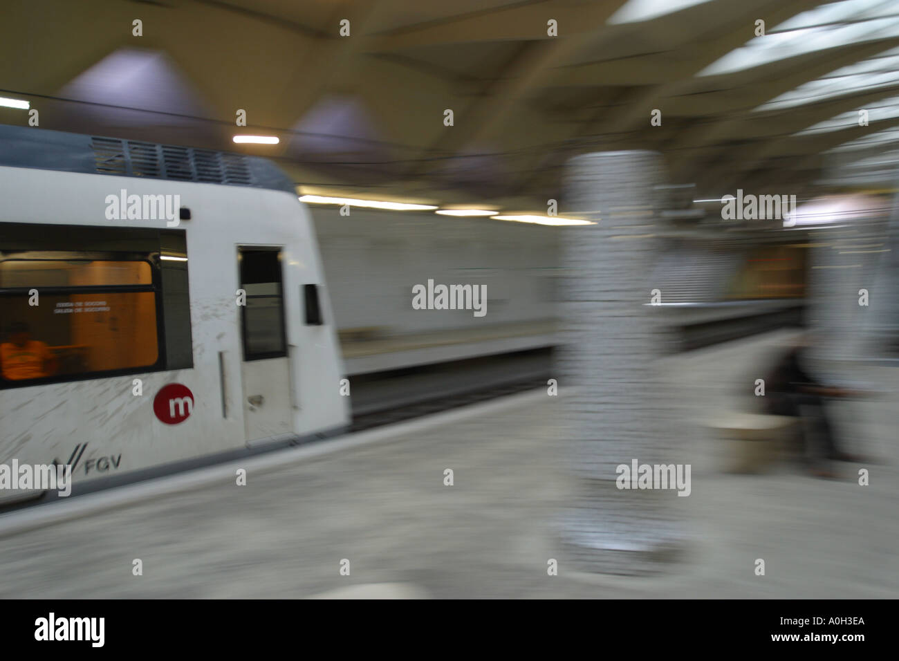 Valencia metro system hi-res stock photography and images - Alamy