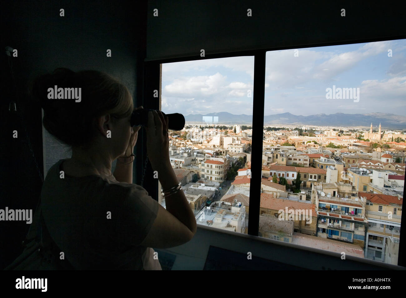 LOOKING OUT FROM THE OBSERVATORY,IN THE THE LEDRA MUSEUM AND ...