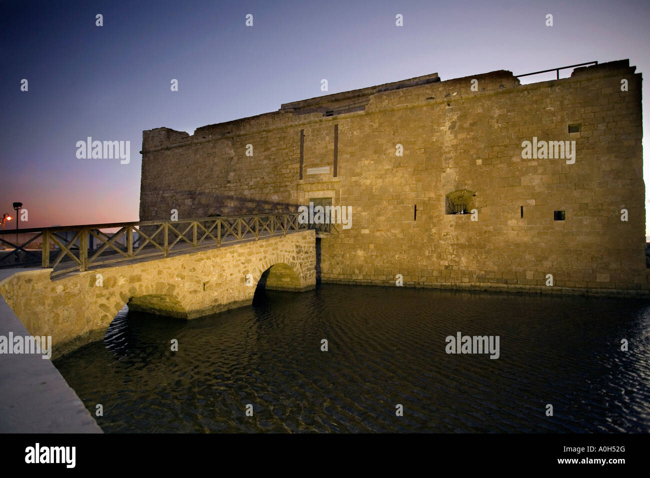 Pafos harbour sunset hi-res stock photography and images - Alamy