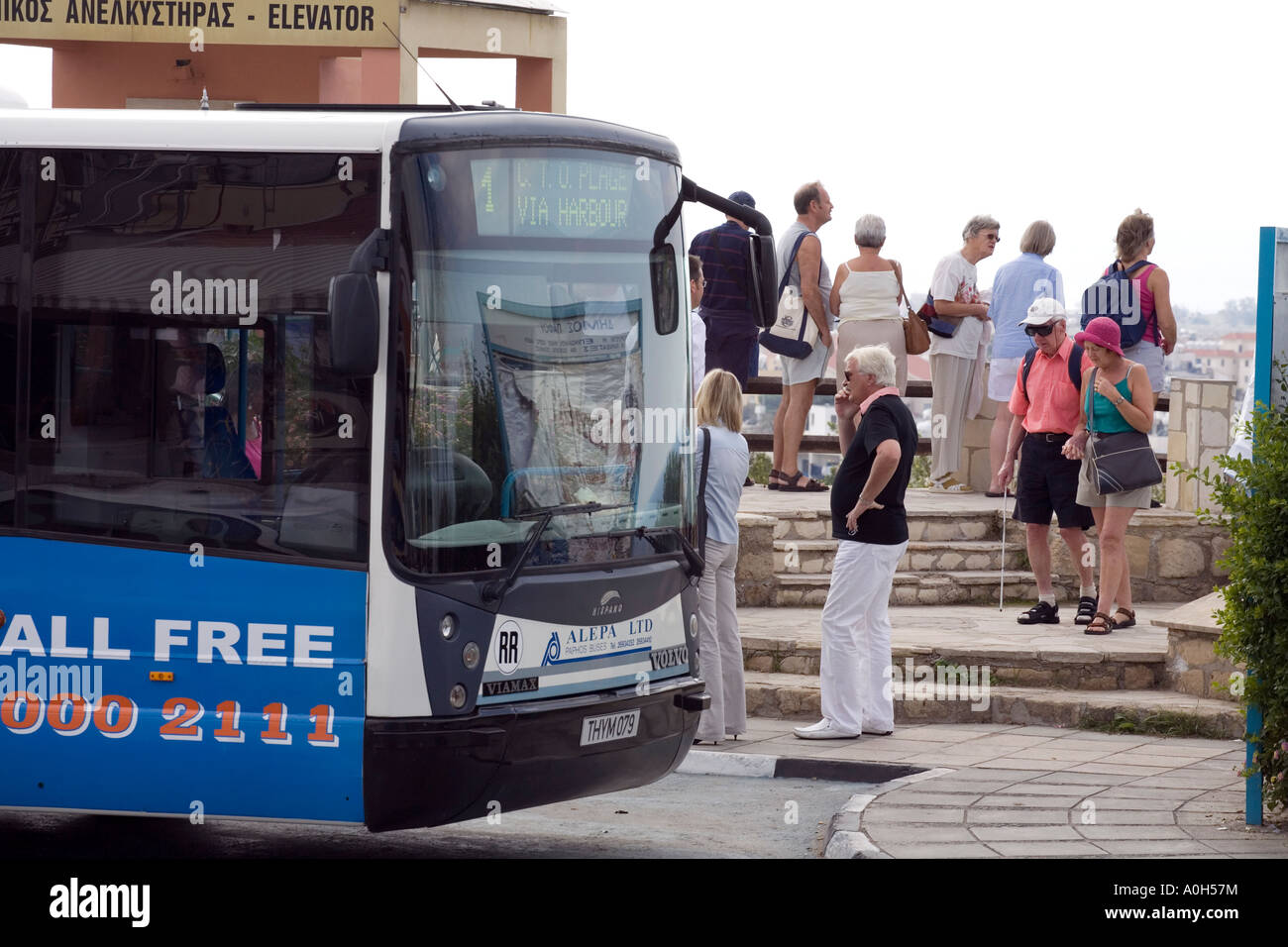 Old bus in paphos hi-res stock photography and images - Alamy