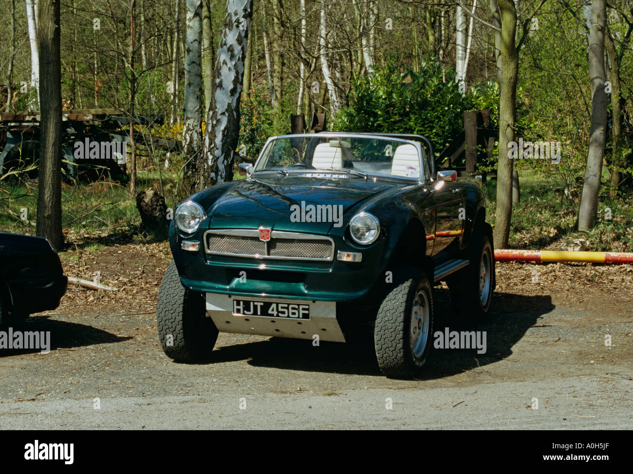 MG B Roadster. Modified Stock Photo - Alamy