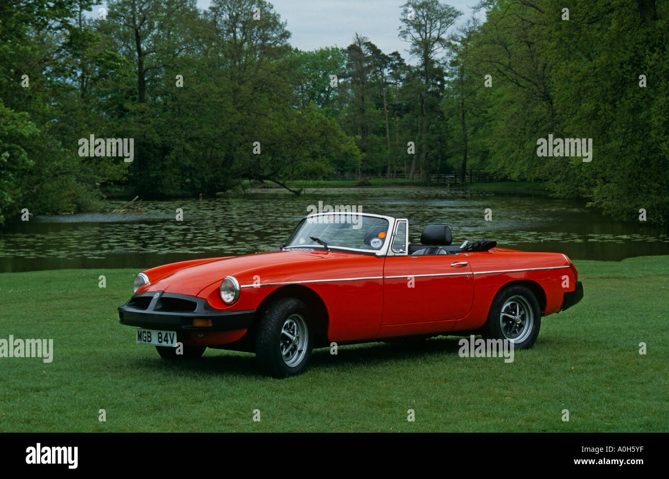 MG B Roadster rubber bumper. Introduced 1974 Stock Photo - Alamy
