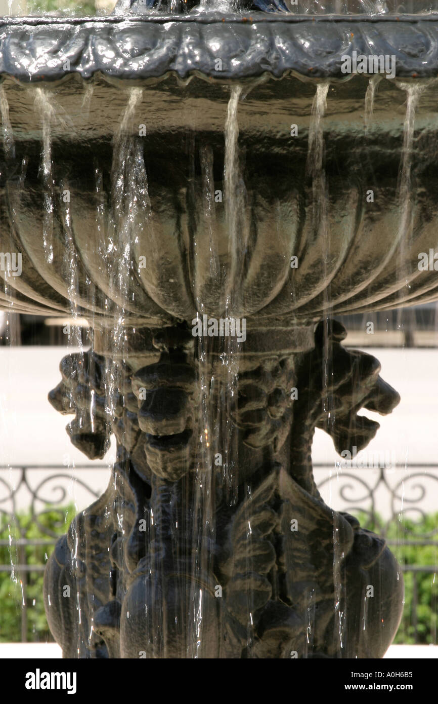 Water Falling from Fountain Stock Photo - Alamy