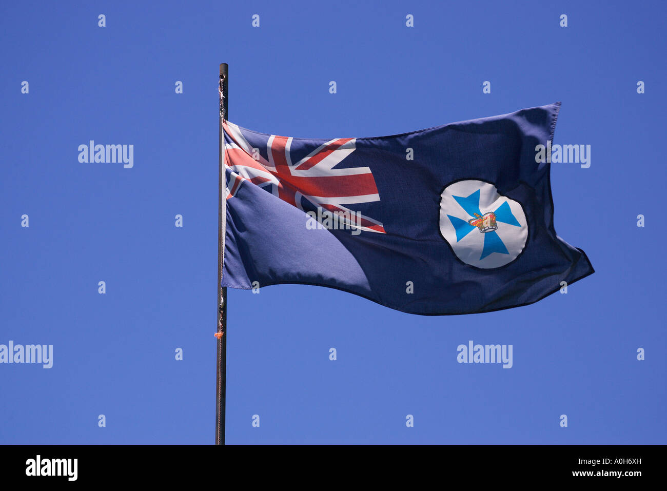 Queensland flag hi-res stock photography and images - Alamy