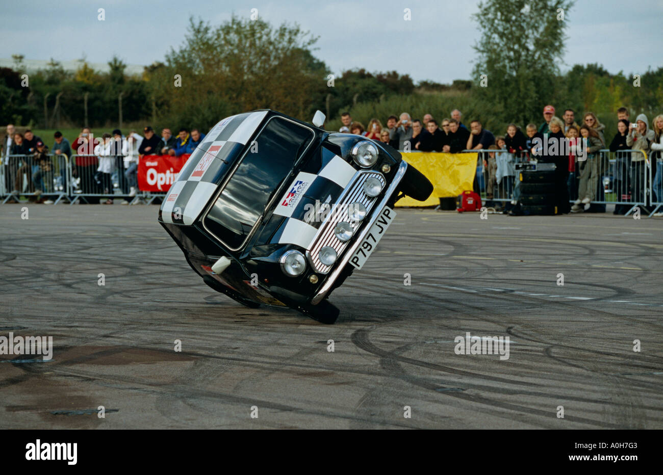 Classic mini stunt hi-res stock photography and images - Alamy
