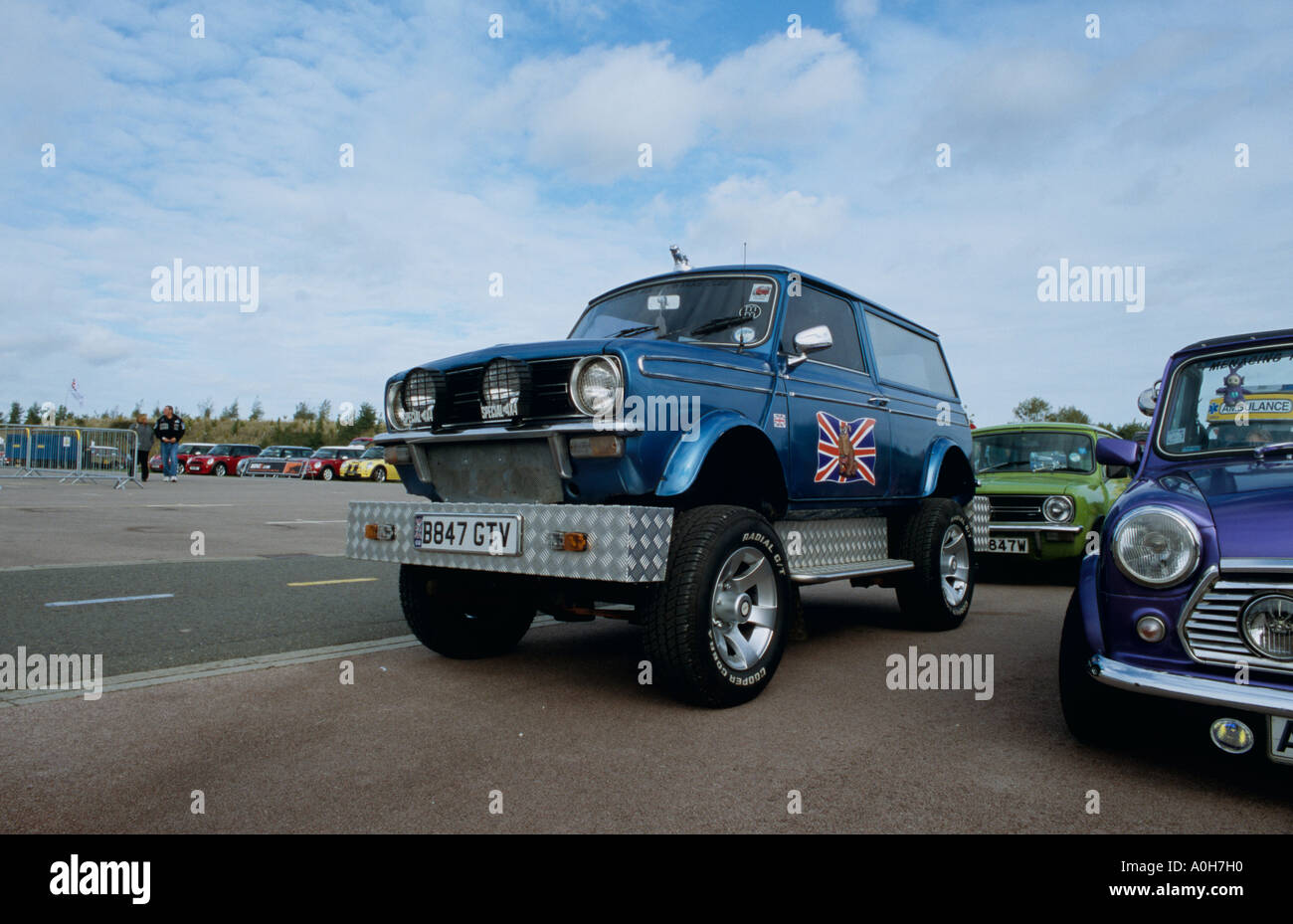 Mini Clubman. Modified Stock Photo - Alamy