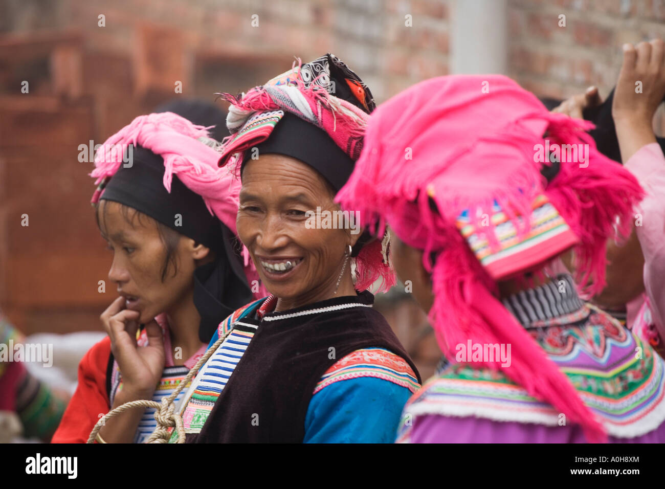 Traditional ethnic minorities costumes and clothes hi-res stock ...