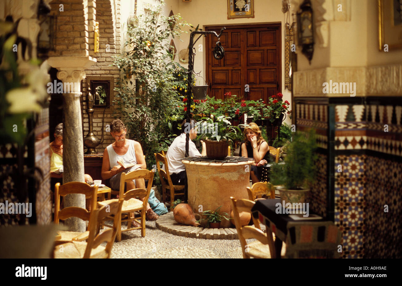 Tea Room Cordoba Stock Photo - Alamy