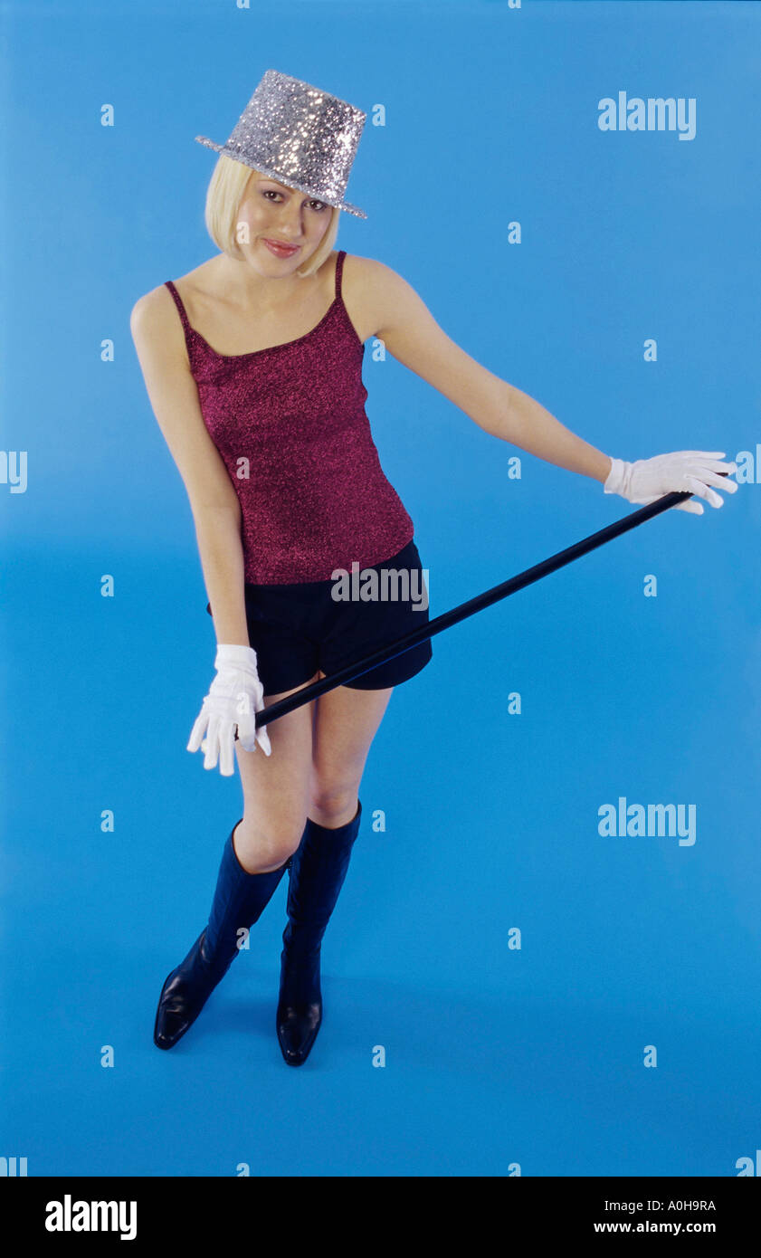 Top hat performer cane hi-res stock photography and images - Alamy