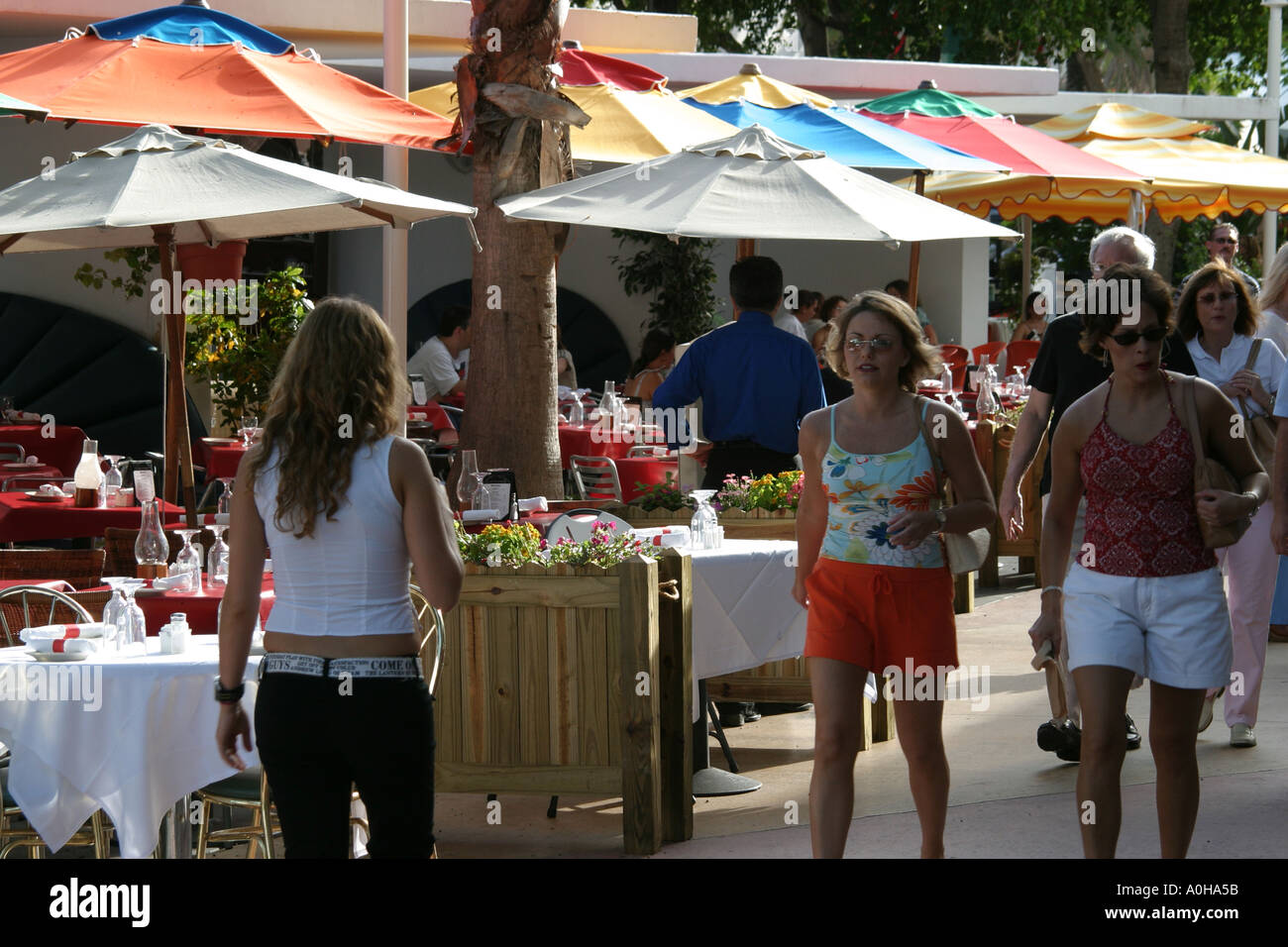 Miami Beach Florida,Lincoln Road mall,entertainment,performance,show,al ...