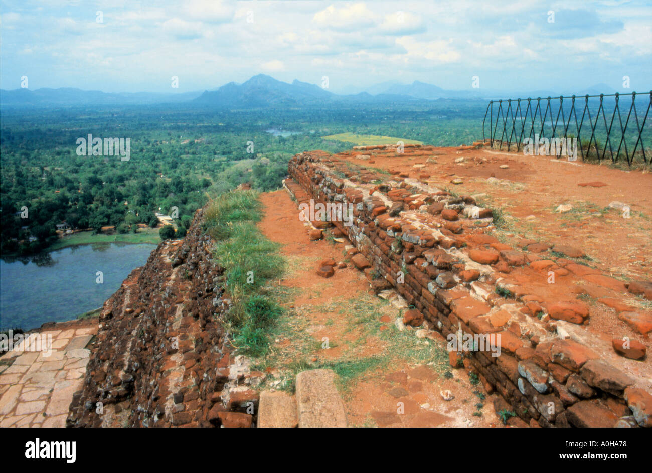 On top of Sigiriya rock Sigiriya Sri Lanka Stock Photo - Alamy