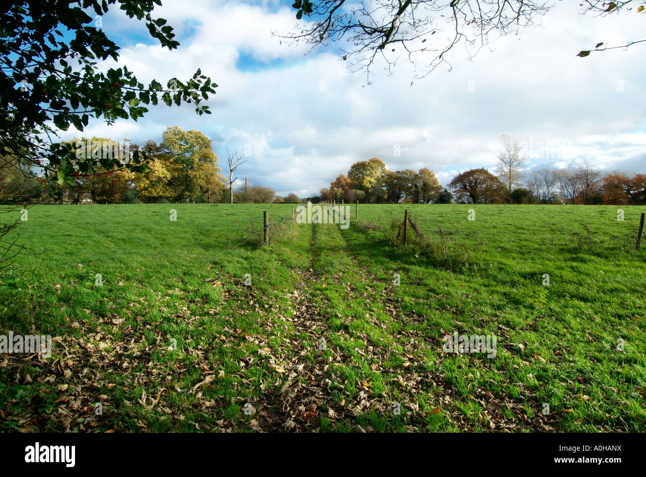 Styal village Cheshire England UK Field rural farm countryside Europe ...