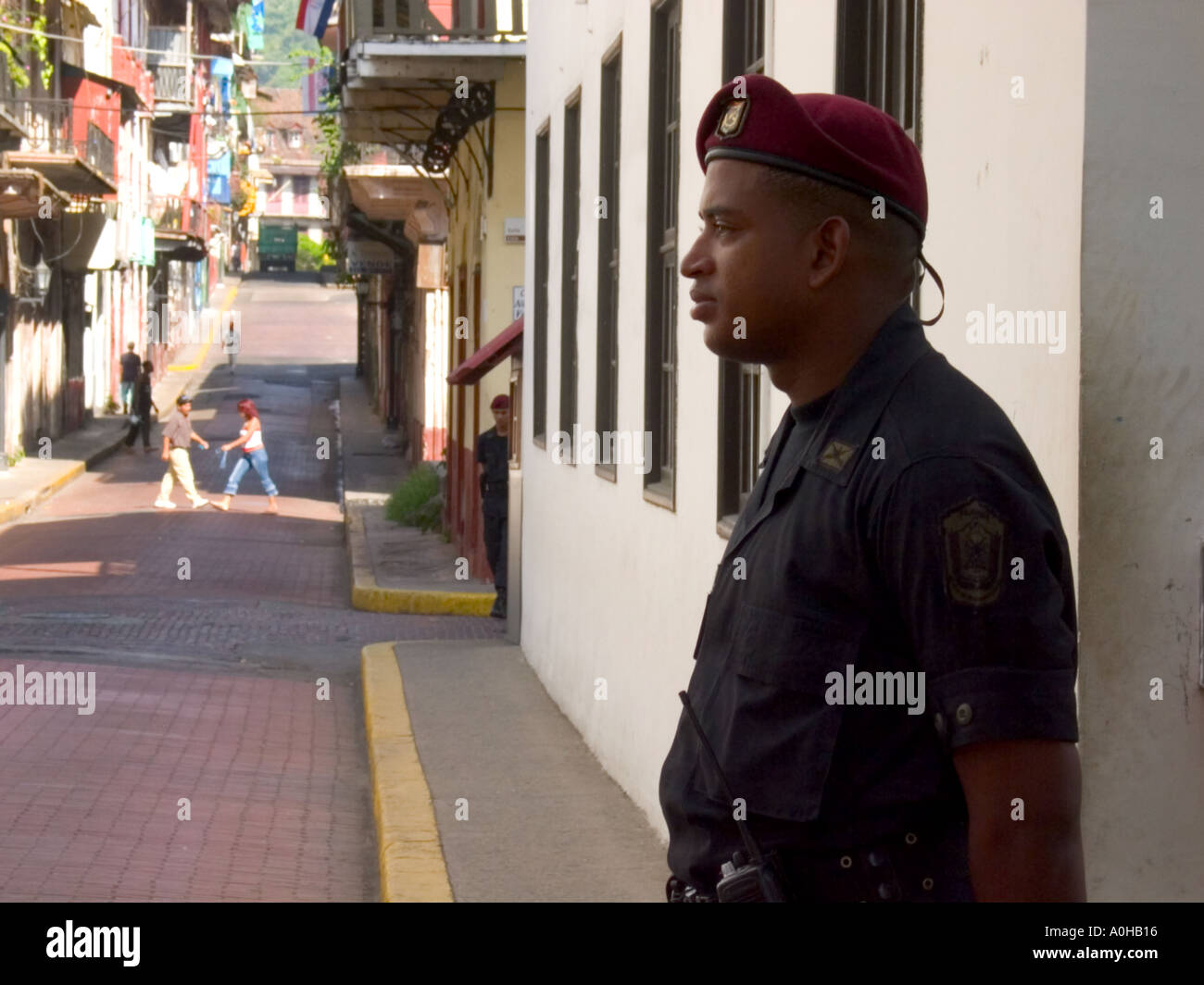 Presidential Guard. Old Quarter, Republic of Panama Stock Photo - Alamy