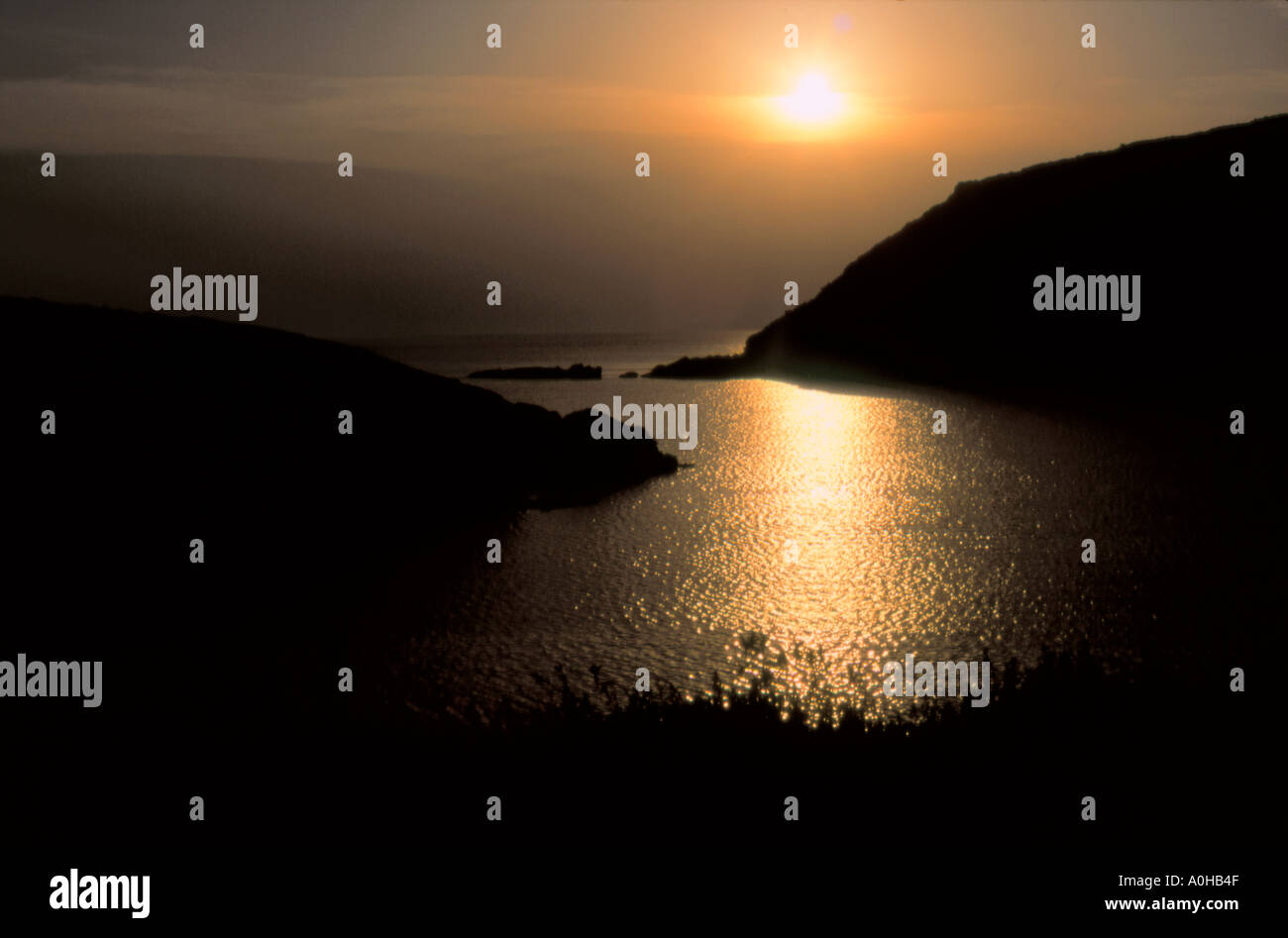 Sunset andros hi-res stock photography and images - Alamy
