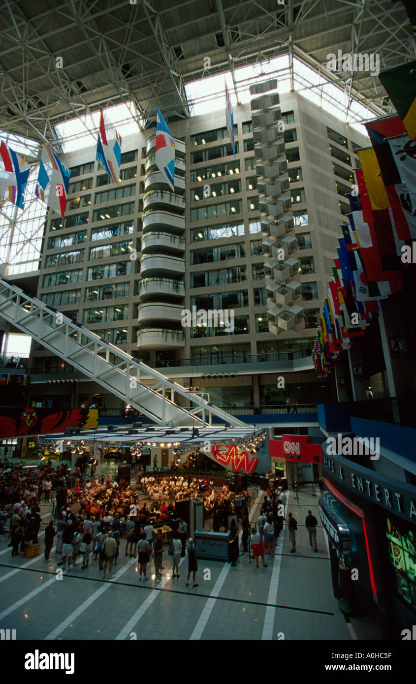 Georgia atlanta cnn center atrium hi-res stock photography and images ...