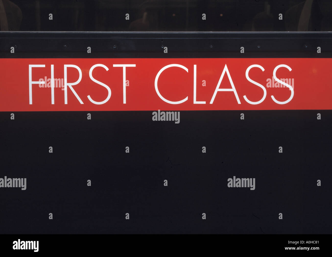 First Class Coach Great North Eastern Railway Great Britain Typeface is ...