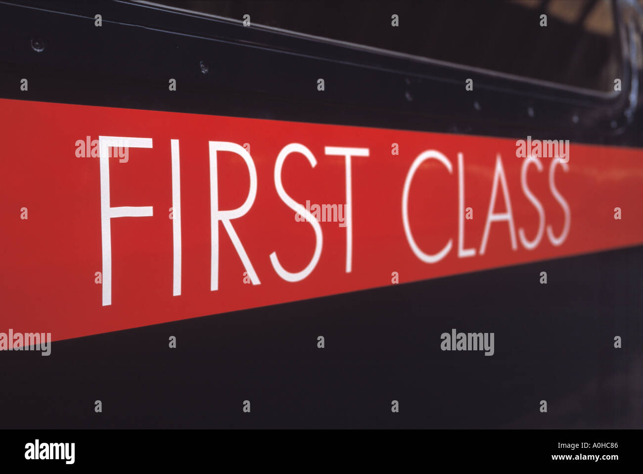 First Class Coach Great North Eastern Railway Great Britain Typeface is ...