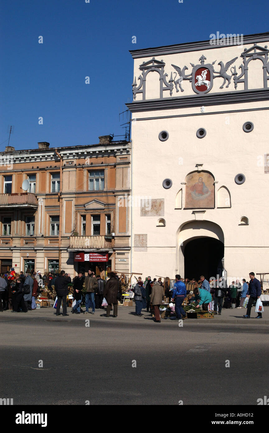 Gates of Dawn Vilnius Lithuania Stock Photo - Alamy