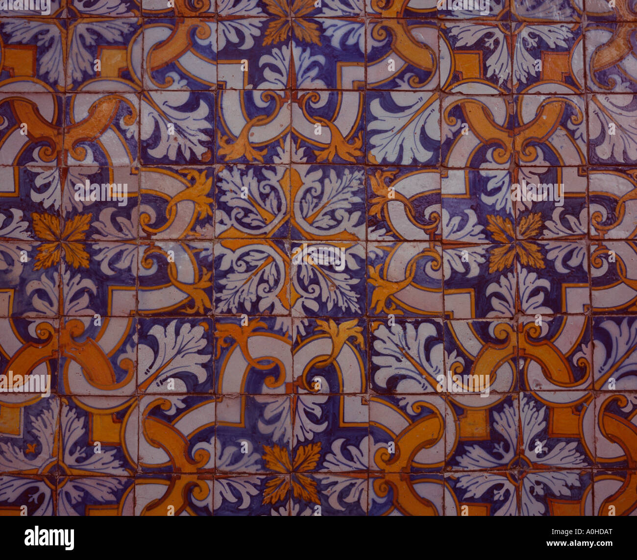 Tiles tiled wall picture image blue pattern abstract hi-res stock ...