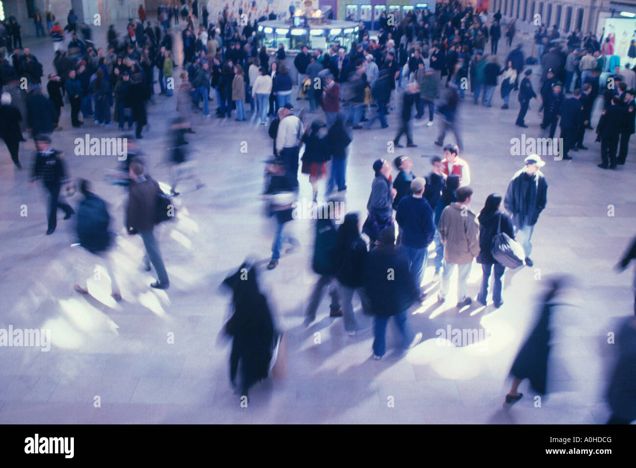 Grand Central Station Grand Concourse at rush hour. New York City ...