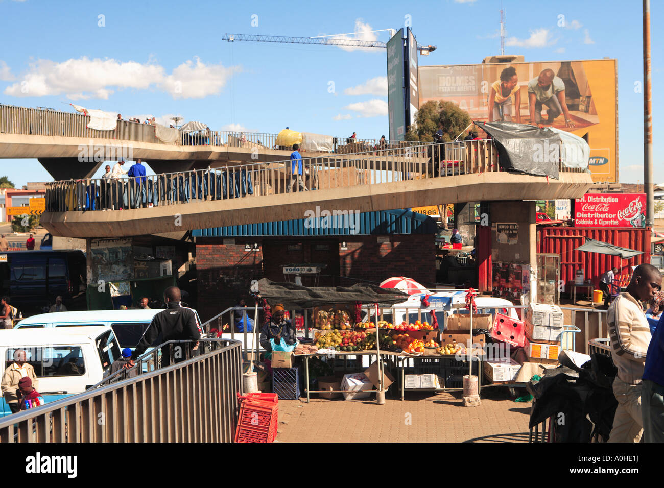 Baragwanath Taxi Rank, Soweto, Johannesburg, South Africa Stock Photo ...