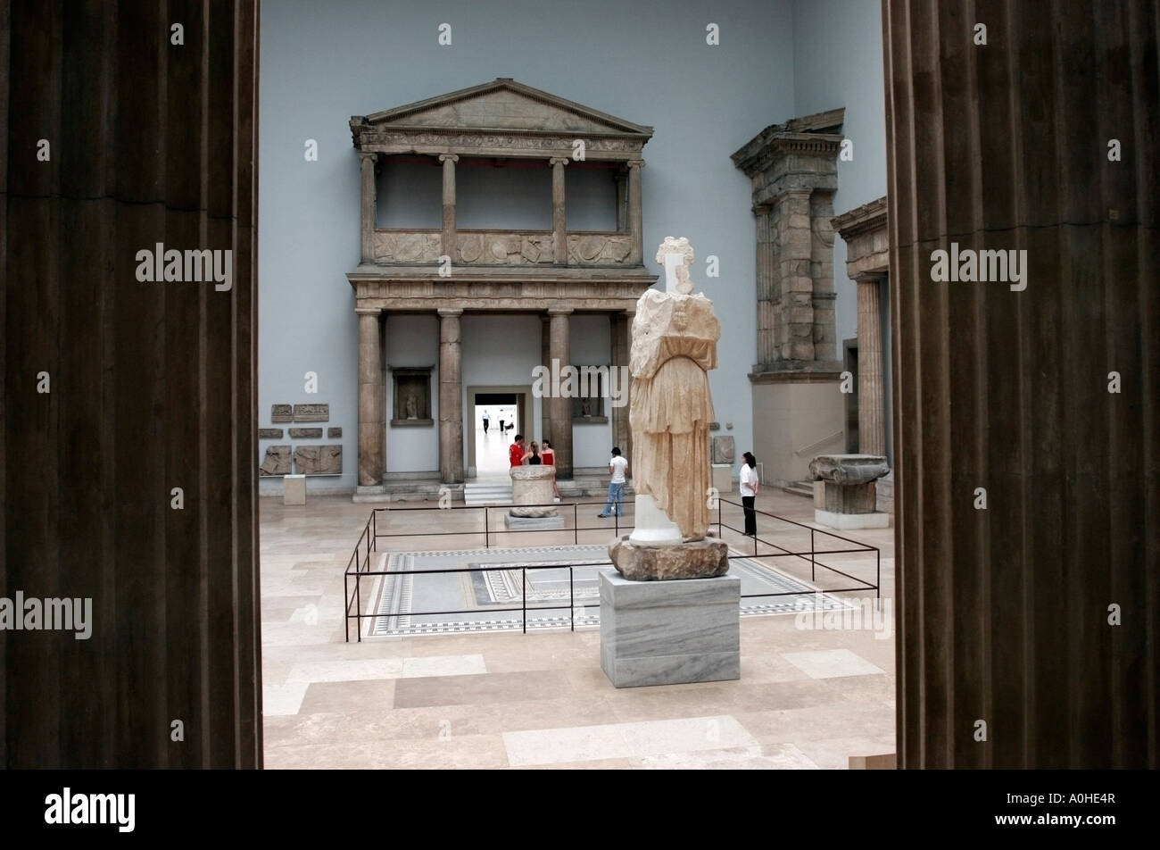 Germany Berlin Museumsinel Inside the Pergamon Museum Stock Photo - Alamy