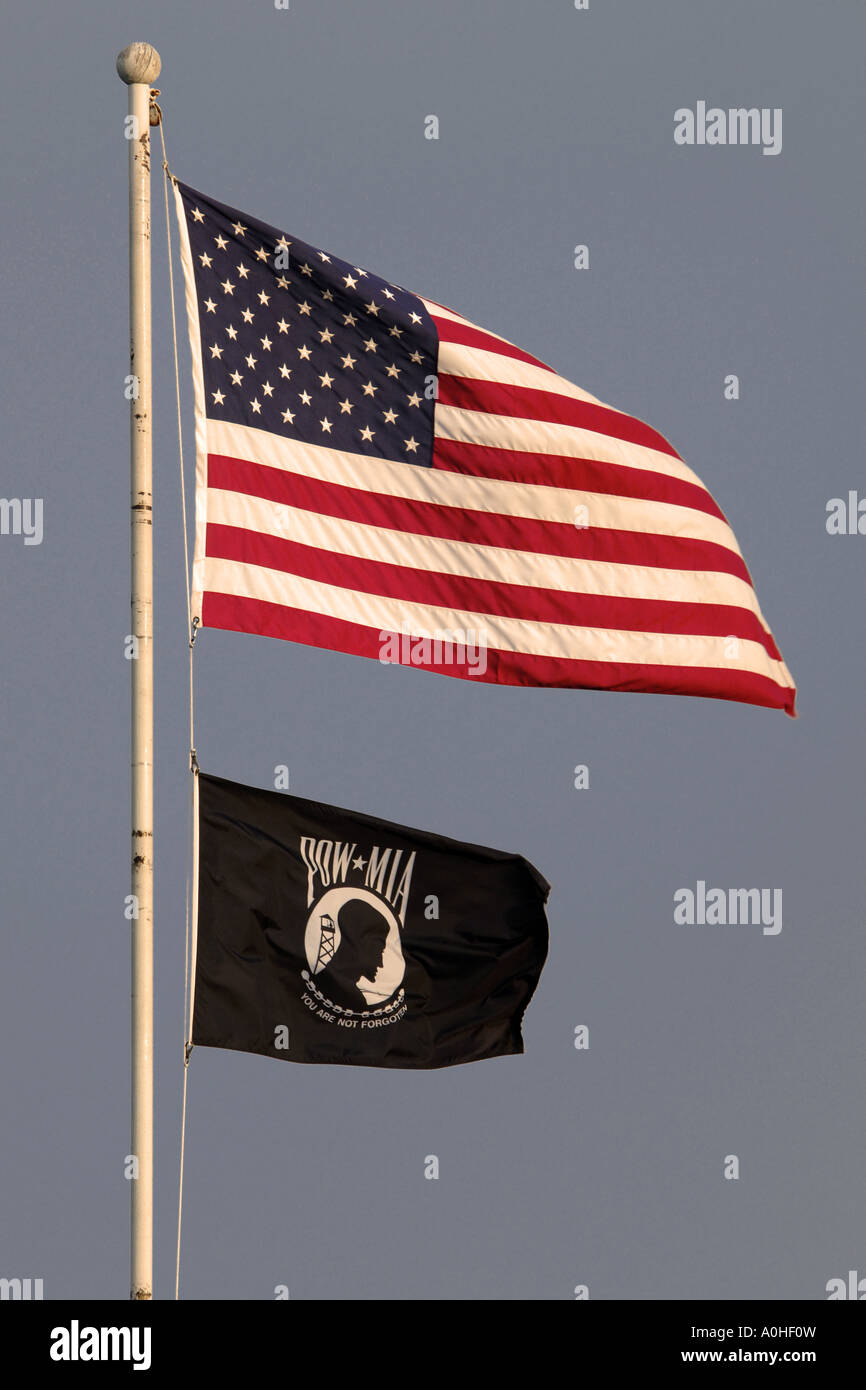 American pow flag flags hi-res stock photography and images - Alamy