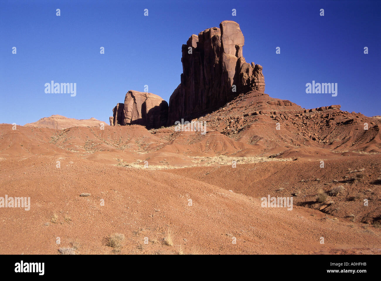 Elephant Butte Monument Valley Arizona USA Stock Photo - Alamy
