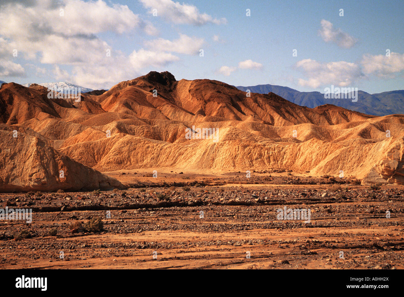 Death Valley National Park landscape in the far western United States ...