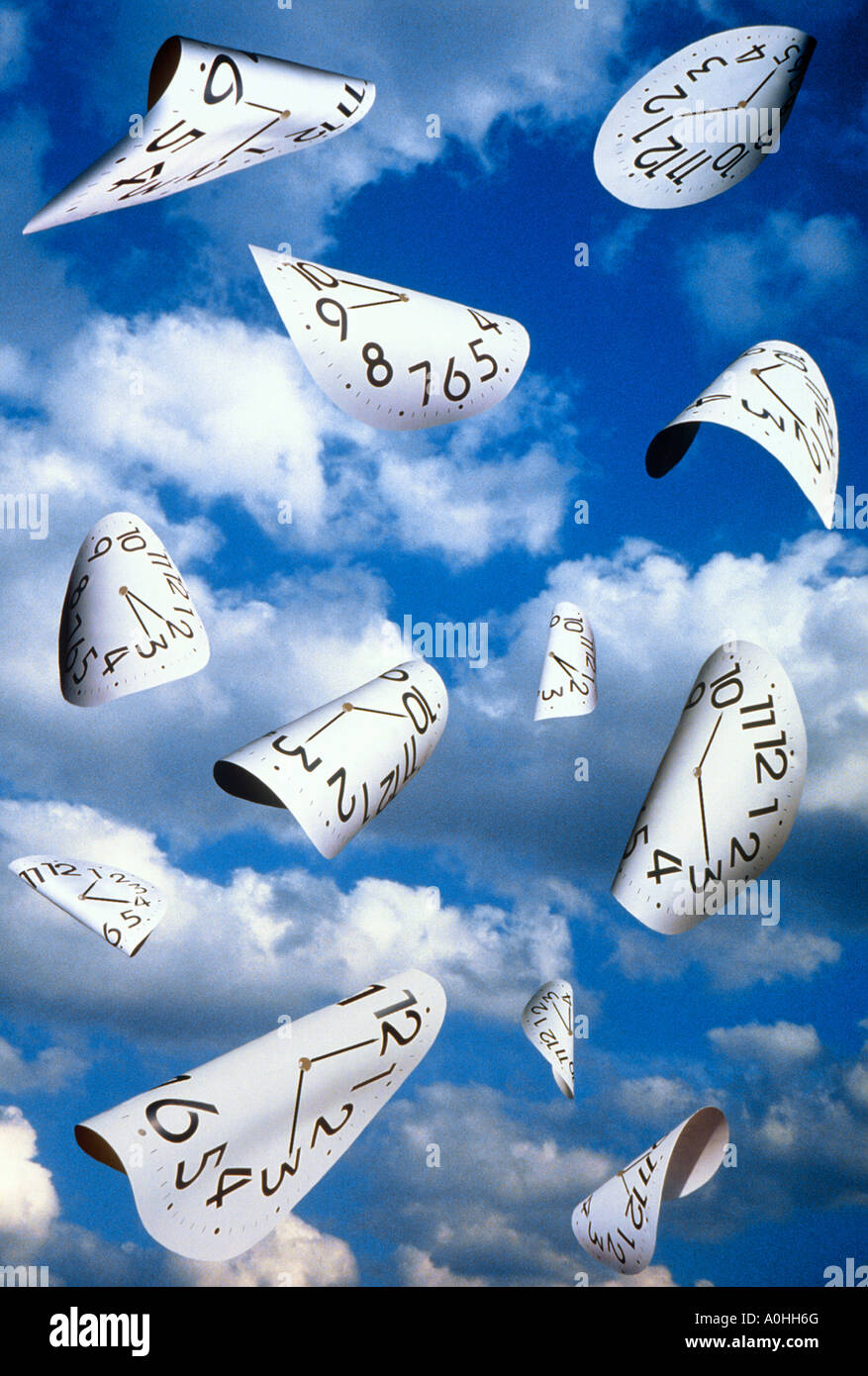 Time flies clock hi-res stock photography and images - Alamy