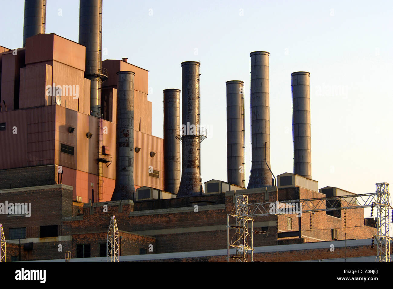 Coal-fired Power Station in North America Stock Photo - Alamy