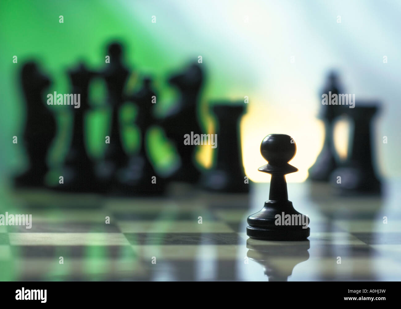 chess pawn isolated from other pieces Stock Photo - Alamy
