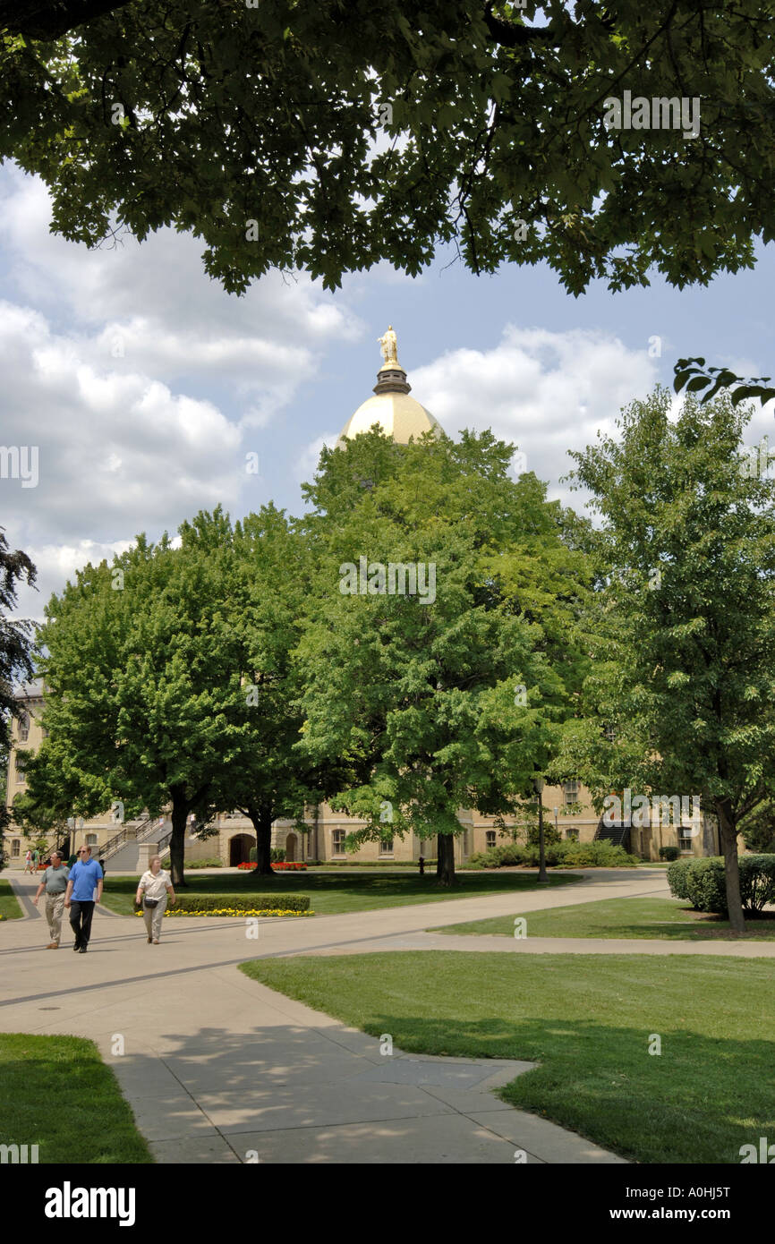 The Golden dome on top of the faculty building at the University of ...