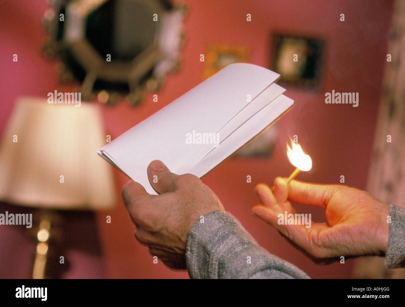 Destroying evidence hi-res stock photography and images - Alamy