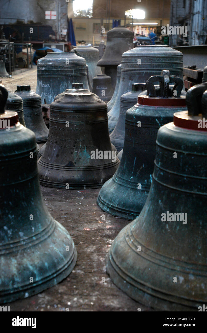 Church bells at John Taylor and Co. Bell Foundry and museum ...