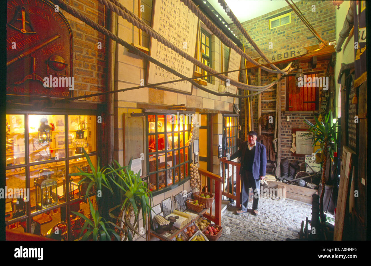 The Captain Cook Museum Staithes North Yorkshire Stock Photo - Alamy